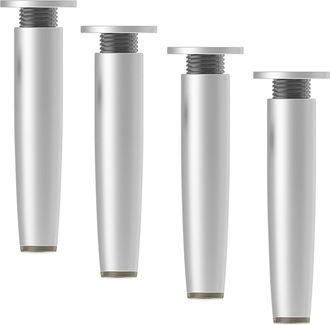 Generic M&ouml;belbeine 4er-Set, Metall Mit Schrauben Und Rutschfester Unterseite, Tischbeine, Konische Schrankf&uuml;&szlig;e Badezimmer, F&uuml;r Sofas, Couchtische, Kommodenf&uuml;&szlig;