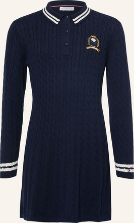 Tommy Hilfiger Strick-Polokleid Peanuts blau