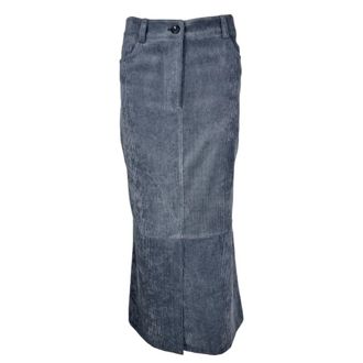 D.exterior Pencil Skirt - - Skirts - Damen - Grau - XS