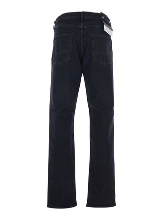 Stone Island Mens Jeans Black Stretch Denim Cotton