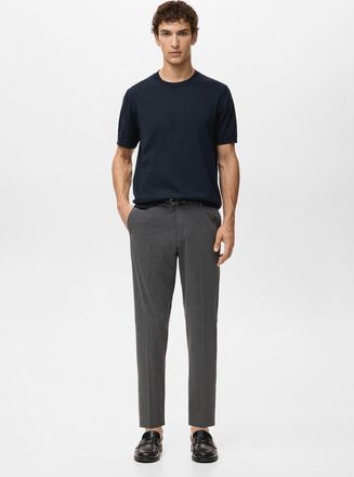 Mango Feinstrickshirt aus Baumwolle nachtblau - Herren - XXL - MANGO MAN