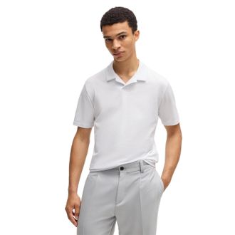 HUGO BOSS Hugo - Dimerspolo Poloshirt f&uuml;r Herren (Wei&szlig;)