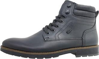 Rieker Bottes à lacets pour homme F4544, Noir, 42 EU