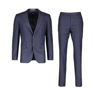 HUGO BOSS Eleganter Moderner Slim Fit Anzug - - Suits - Herren - Blau - S