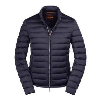 Moorer Homme, Vestes, Bleu, Taille: 3XL Bomber Acqua Navy avec duvet doie