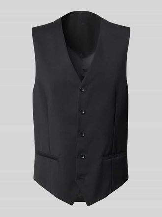 Carl Gross Weste mit V-Ausschnitt und Paspeltaschen Modell Tobias