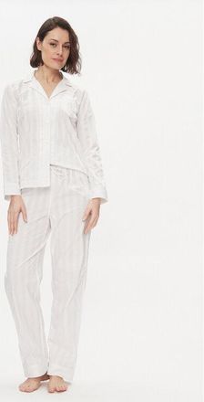 Lauren Ralph Lauren Pyjama ILN92305 Weiß Regular Fit