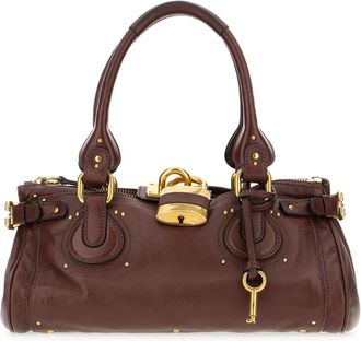 Chlo&eacute; Femme, Sacs, Brun, Taille: ONE Size Paddington Shoulder Bag