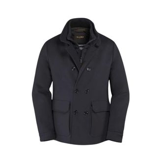 Moorer Homme, Vestes, Bleu, Taille: 3XL Bas-TZ Veste Crois&eacute;e