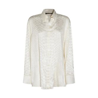 Roberto Cavalli Femme, Blouses et Chemises, Blanc, Taille: 36 FR Roberto Cavalli Chemises