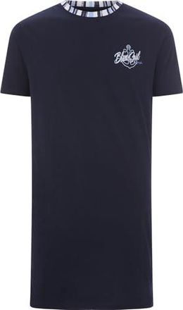 Jan Vanderstorm Homme Chemise De Nuit Ruwin Bleu Foncé, 68/70