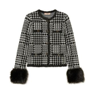 Twinset Stilvolle Damenbekleidung - - Jackets - Damen - Schwarzk - XS