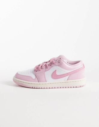 Nike Jordan Nike - Air Jordan 1 - Baskets basses - Rose et blanc