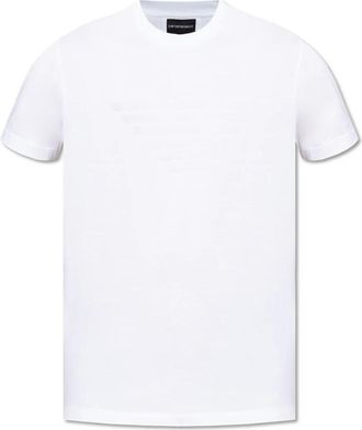 Emporio Armani T-Shirt mit Logo - - Tops - Herren - Wei&szlig; - S