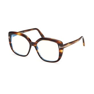 Tom Ford unisex, Accessoires, Multicolore, Taille: 53 MM Blue Block Square Opticals