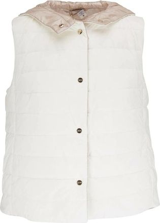Herno Femme, Vestes, Blanc, Taille: 46 FR Ultralight Hooded Reversible Vest