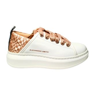 Alexander Smith Femme, Chaussures, Blanc, Taille: 38 EU Pelle Baskets