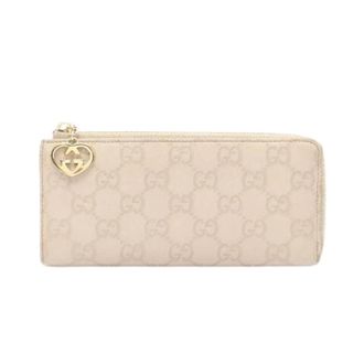 Gucci Pre-owned Guccissima Leder Langb&ouml;rse - - Pre-owned - Damen - Beige - ONE SIZE