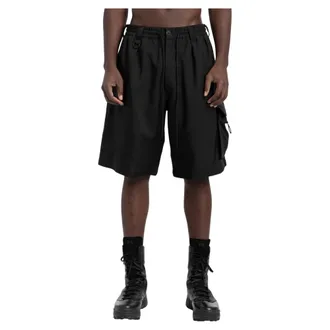 Yohji Yamamoto Herren, Shorts, Schwarzk, LGr&ouml;&szlig;e