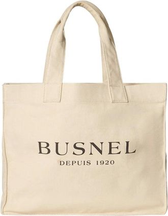 Busnel Femme, Sacs, Beige, Taille: ONE Size Canvas Tote Bag