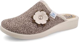 FLY FLOT Mules pour femme - Dream - Bleu foncé - Cuir, bleu, 38 EU