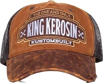 King Kerosin 280016 Casquette de Baseball, Brown, Einheitsgr&ouml;&szlig;e Homme