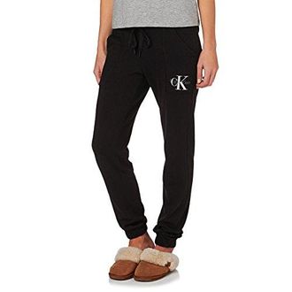 Calvin Klein Pant Leggings, Noir-Schwarz (Black (White Logo at Back WB) 001), W40 Femme