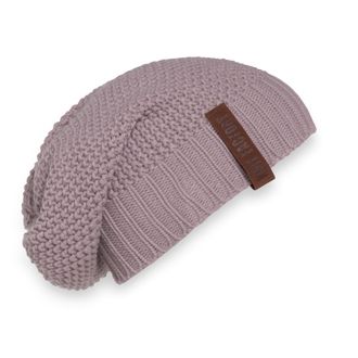 Knit Factory Coco Mütze - Strickmütze für Damen und Herren - Slouch Beanie - Wintermütze mit Wolle - Hochwertige Qualität - Mauve