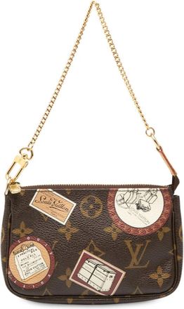 Louis Vuitton Crossbody Bags - Monogram Patch Mini Pochette Accessoires - Gr. unisize - in Braun - für Damen