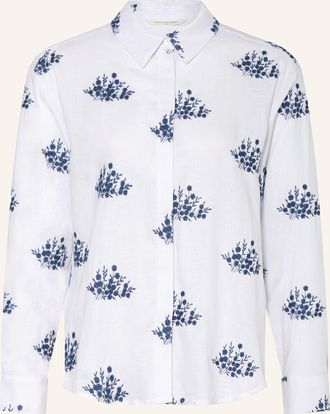 Moss Copenhagen Msch Copenhagen Hemdbluse Mschryan Conella Mit Leinen weiss