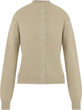 Christophe Lemaire Pull Boutonn&eacute; R&eacute;versible - Femme - Pulls - Beige - Taille: 40 FR
