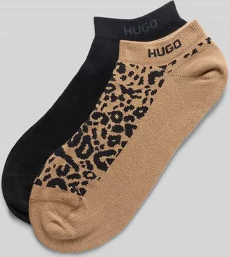 HUGO BOSS F&uuml;sslinge aus Baumwoll-Mix im 2er-Pack