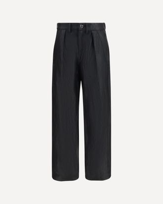 Kristina Ti Straight-leg faux leather Pants with vintage effect Female 40