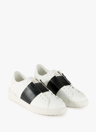 Valentino Baskets crant&eacute;es en cuir