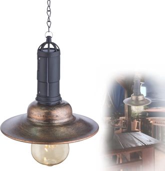 Globo Lighting Solarleuchte Garten f&uuml;r Au&szlig;en Deko Gartendeko Laterne f&uuml;r Drau&szlig;en Solarlampe Gartenlampen Solar (H&auml;ngeleuchte, Deckenleuchte, LED, Durchmesser 15,5 cm