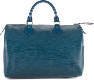 Louis Vuitton Crossbody Bags - Speedy 30 - Gr. unisize - in Blau - f&uuml;r Damen