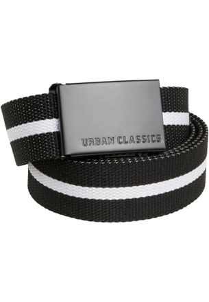 Urban Classics Canvas Belt - Unisex G&uuml;rtel aus robustem Polyester mit Metallkoppelschnalle, individuell k&uuml;rzbar & verstellbar, ideal f&uuml;r Jeans, Cargo & Streetwear Lo