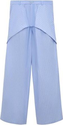 Loewe Paulas Ibiza - Pantalon en popeline de coton ray&eacute;e