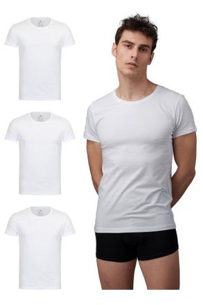 Burnell & Son T-Shirt Unterhemd Unterziehshirt Kurzarm und Rundhals f&uuml;r Herren aus Baumwolle (Packung, 3-tlg., 3er-Pack)