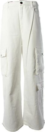 Pinko Cargo Broek 101940 A1K0 - - Trousers - Damen - Wei&szlig; - 2XL