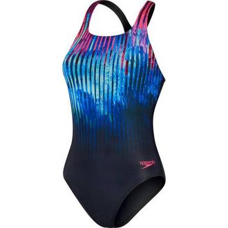 Speedo Damen Badeanzug DIGI PLMT MDLT AF NAVY/PINK