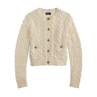 Polo Ralph Lauren Damen, Strickwaren, Wei&szlig;, SGr&ouml;&szlig;e