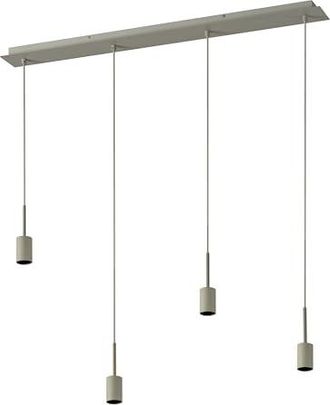 Osram Decor Pendelleuchte Needle Linear 4xE27, beige, Stahl, dekorative Leuchtmittel kompatibel, IP20