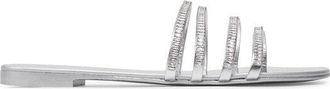 Giuseppe Zanotti Giuseppe Zanotti Pantoletten E200003 Silberfarben