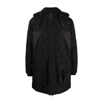 Emporio Armani Emporio Armani Ea7, Homme, Manteaux, Noir, Taille: S Caban Coat