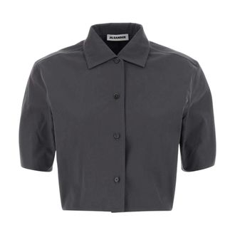 Jil Sander Femme, Blouses et Chemises, Gris, Taille: 44 FR Shirt 151