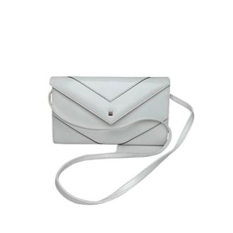 Givenchy Pre-owned Leder Schultertasche - - Pre-owned - Damen - Wei&szlig; - ONE SIZE