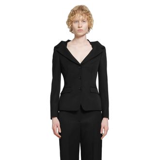 Alexander McQueen Off-the-shoulder Harness Jacket
