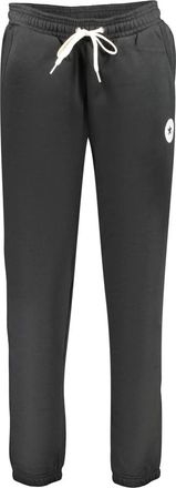 Converse Femme, Pantalons, Noir, Taille: 38 FR Retro Patch Joggers