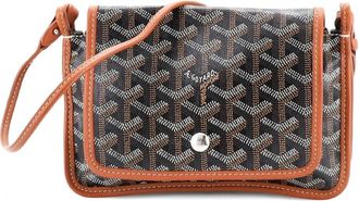 Goyard Plumet Clutch Wallet Coated Canvas crossbody bag - Braun